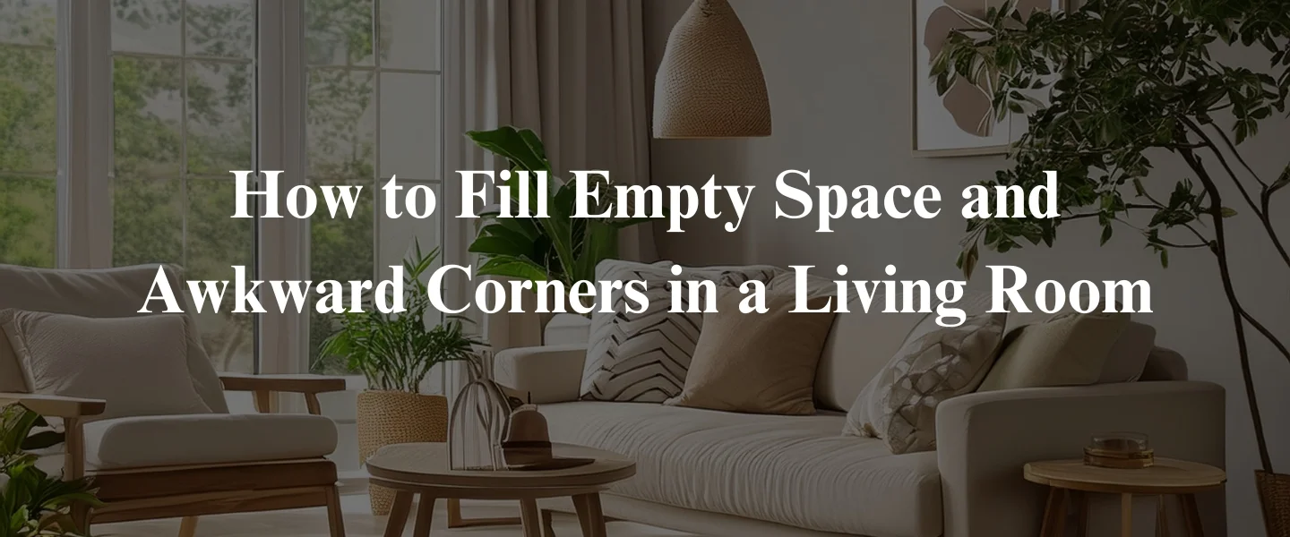 How to Fill Empty Space and Awkward Corners in a Living Room? - Dreamztime